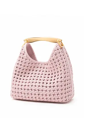 ELLEME Boomerang Woven Leather Bag