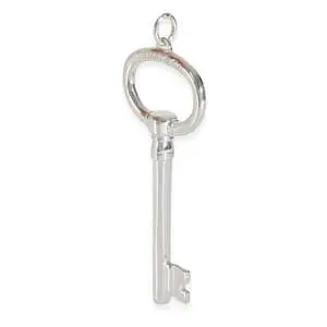 Tiffany & Co. Sterling Silver Large Oval Key Pendant
