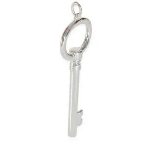 Tiffany & Co. Sterling Silver Large Oval Key Pendant