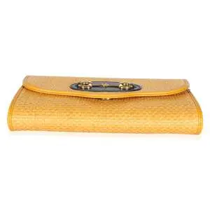 Gucci Raffia Horsebit 1955 Shoulder Bag