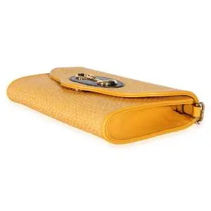 Gucci Raffia Horsebit 1955 Shoulder Bag