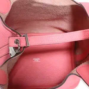 Hermès Rose Confetti Clemence Picotin Lock 18 Phw - Pink