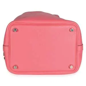 Hermès Rose Confetti Clemence Picotin Lock 18 Phw - Pink