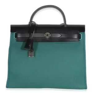 Hermès Herbag Zip 31 Shoulder Bag - Green