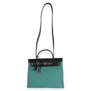 Hermès Herbag Zip 31 Shoulder Bag - Green