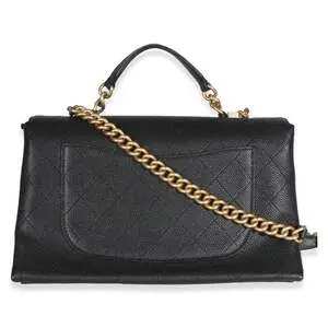 Chanel Quilted Caviar Chic Affinity Top Handle Bag