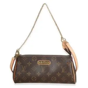 LOUIS VUITTON Monogram Canvas Eva Clutch - Brown