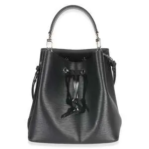 LOUIS VUITTON Epi Neonoe Mm Bucket Bag - Black