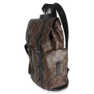 LOUIS VUITTON Monogram Macassar Canvas Christopher Pm Backpack