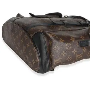 LOUIS VUITTON Monogram Macassar Canvas Christopher Pm Backpack