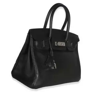 Hermès Epsom Birkin 30 Handbag - Black