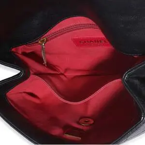 CHANEL Chanel Quilted Caviar Mini Flap Bag With Chain Strap