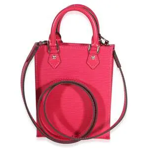 LOUIS VUITTON Hot Epi Sac Plat Xs Bag - Pink