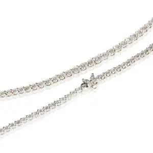 Tiffany & Co. Diamond Graduating Victoria Tennis Necklace