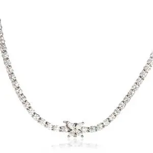 Tiffany & Co. Diamond Graduating Victoria Tennis Necklace