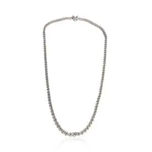 Tiffany & Co. Diamond Graduating Victoria Tennis Necklace