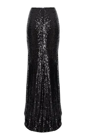 AURELIANA Sequined Maxi Skirt
