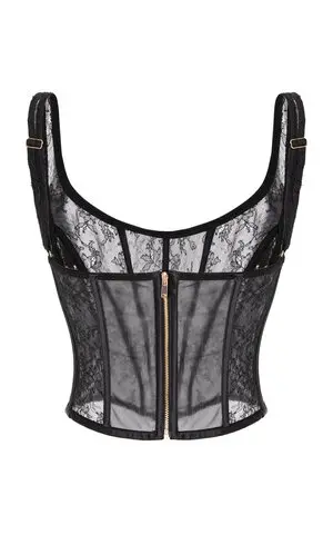 AURELIANA Victoria Chantilly Lace Bustier Top