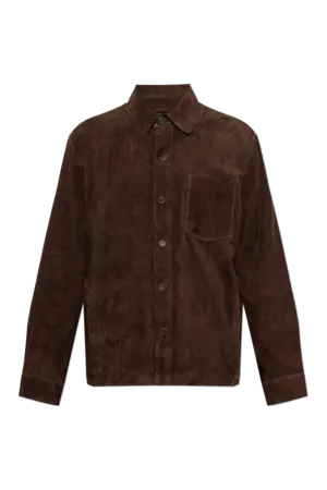 ARMA Suede Shirt ‘dino - Brown