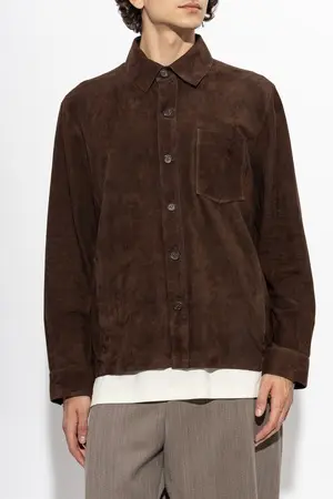 ARMA Suede Shirt ‘dino - Brown