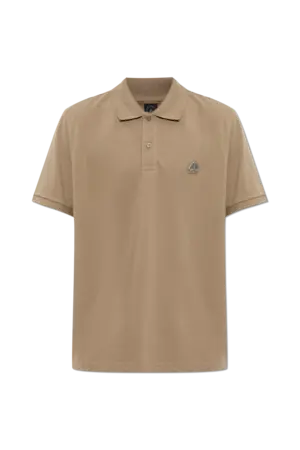 Moose Knuckles Polo With Applied Logo - Brown