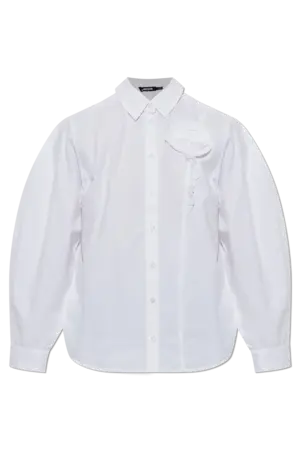 ROTATE BY BIRGER CHRISTENSEN Cotton Shirt With Applique