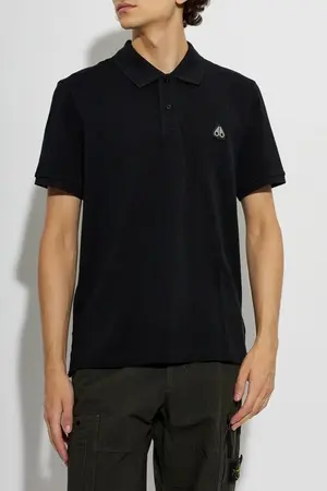 Moose Knuckles Polo Shirt With Applied Logo