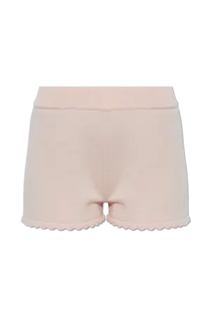 Posse Maisie Wool Knit Shorts - Pink