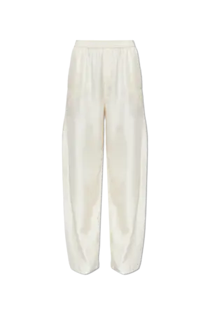 Alexander Wang Silk Trousers - Cream