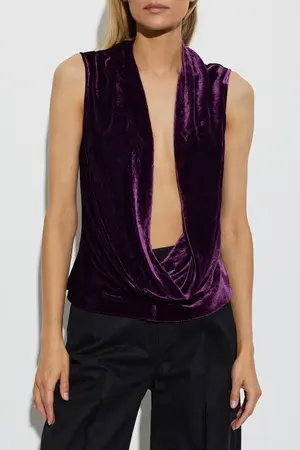 MAISON MARGIELA Velour Top