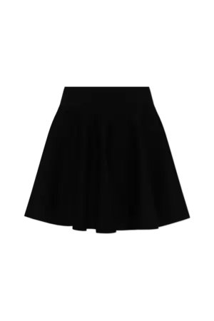 AMI Paris Cotton Skirt - Black