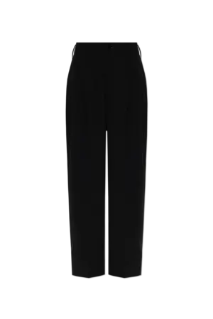 AMI Paris Wool Trousers - Black