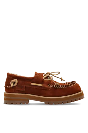 Moschino Leather Shoes - Brown