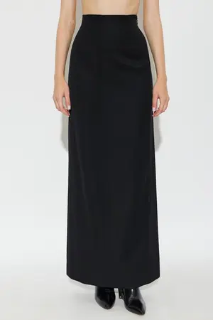 MAISON MARGIELA Wool Maxi Skirt With Back Slit