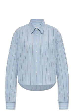 AMI Paris Shirt With Pocket - Blue
