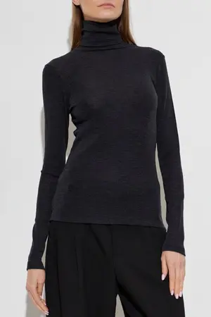 RÓHE Wool Turtleneck With Ribbed Collar