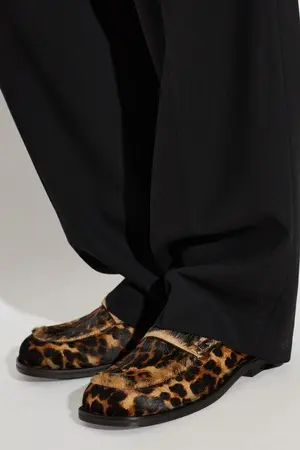 AMI Paris Leather Loafers