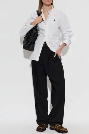 AMI Paris Leather Loafers