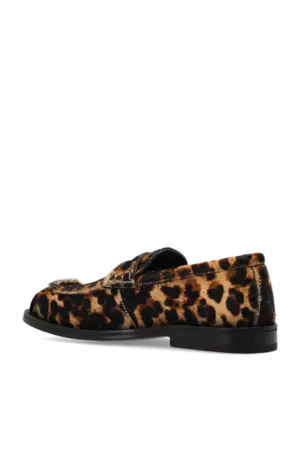 AMI Paris Leather Loafers