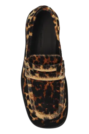 AMI Paris Leather Loafers