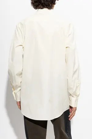 MAISON MARGIELA Classic Cotton Shirt With Elongated Collar