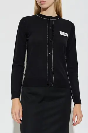 MAISON MARGIELA Cardigan With Decorative Stitching