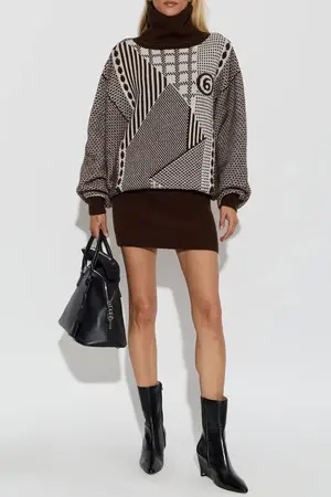 MAISON MARGIELA Leather Wedge Ankle Boots