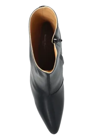 MAISON MARGIELA Leather Wedge Ankle Boots