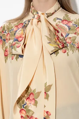 Etro Silk Shirt With Floral Motif