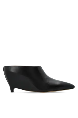 MAISON MARGIELA Leather Wedge Shoes - Black