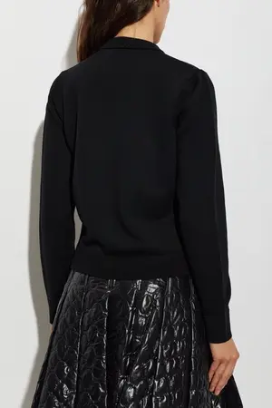 Moncler Cardigan With Quilted Front