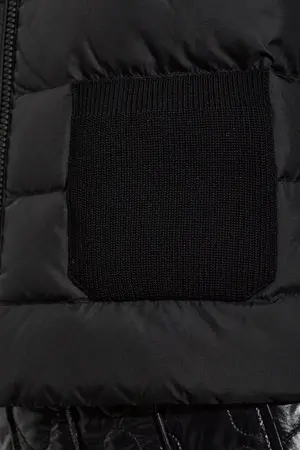 Moncler Cardigan With Quilted Front