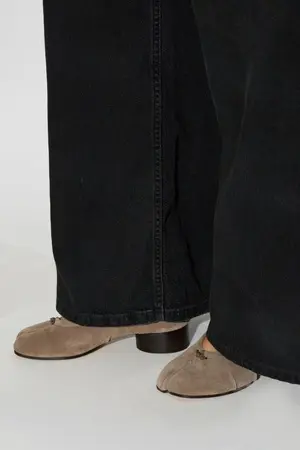 MAISON MARGIELA Suede Heeled Shoes With 'tabi' Cut-out
