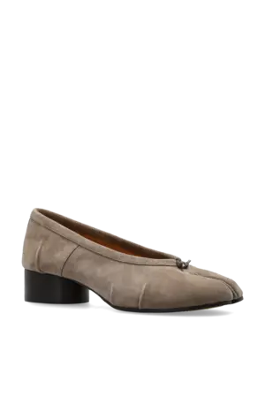 MAISON MARGIELA Suede Heeled Shoes With 'tabi' Cut-out